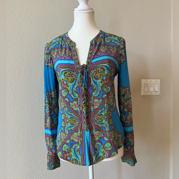 Hale Bob | Tops | Hale Bob Xs Blouse | Poshmark